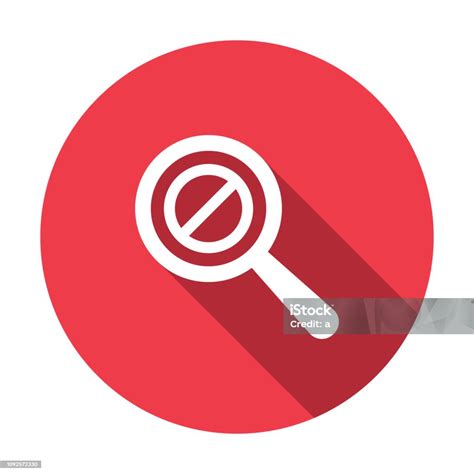 검색 하지 허용 기호 아이콘입니다 검색 아이콘 및 블록 금지 개념을 금지 합니다 벡터 아이콘 0명에 대한 스톡 벡터 아트 및 기타 이미지 Istock