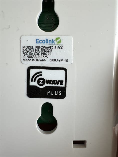 Ecolink Pir Motion Sensor Wont Pair General Discussion Smartthings Community