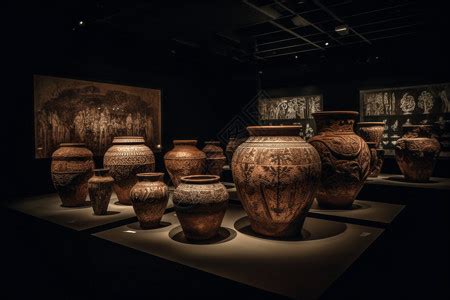 古代陶器的历史展览图片高清图片下载 正版图片600106549 摄图网
