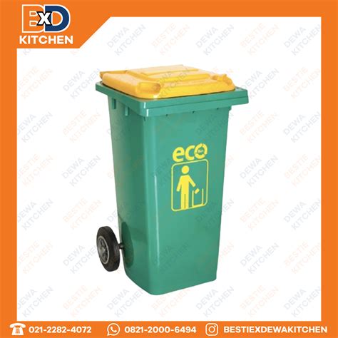 Tempat Sampah Sulo Kotak Atari 100 And 120 Liter Roda Eco Dustbin Green 120l Lazada Indonesia