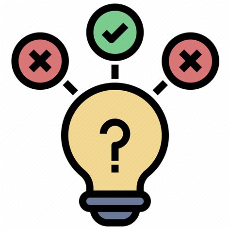 Assumptions Hypothesis Test Decision Experiment Icon Download On