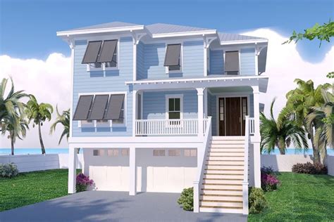 Elevated Coastal Floor Plans Plan 15242nc Coastal House Plan With