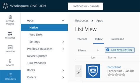 Configuring Workspace One Integration To Allow Forticlient Android To