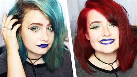 💁 I Dyed My Hair Red Watch The Process 💁 Youtube