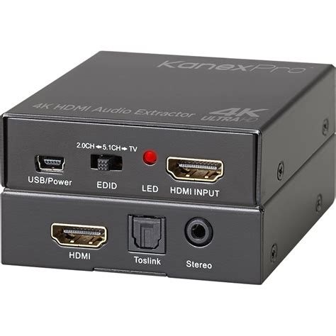 Kanexpro 4k Hdmi Audio De Embedder Haecoax2 Bandh Photo Video