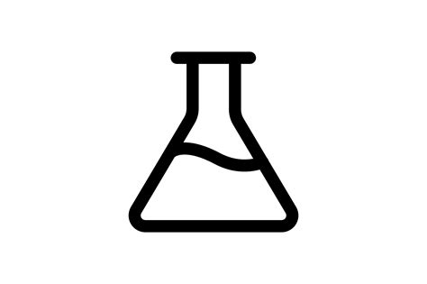 Vector Thin Line Lab Bottle Icon Graphic By Deniprianggono78 · Creative Fabrica