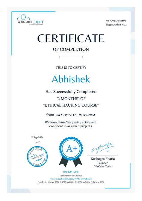 Abhishek Kumar On Linkedin I Am Thrilled To Announce To That I Have Completed Ethical Hacking