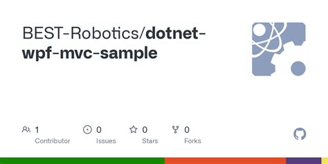 Issues BEST Robotics Dotnet Wpf Mvc Sample GitHub