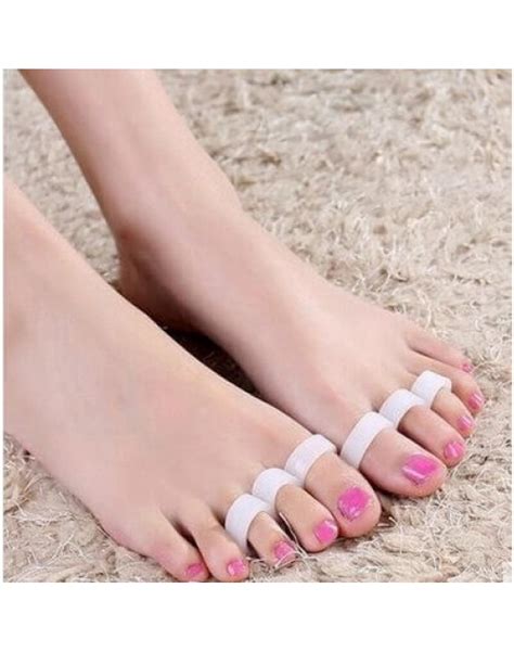 Силиконови ортопедични разделители за красиви и прави пръсти на краката