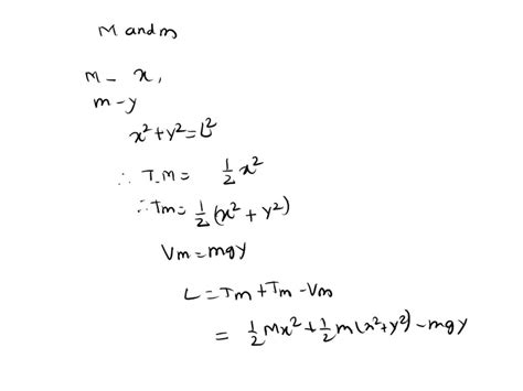 Solved 21 Mass M Is Constrained To Slide Without Friction On The