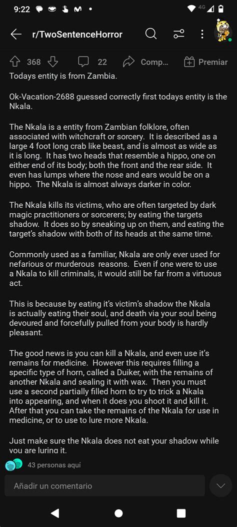 I Have R2sentence2horror