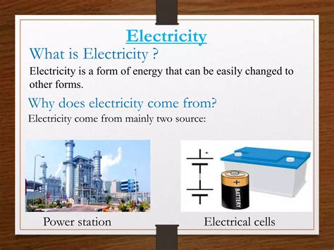 Electricity Electric Charge Electric Current And Electric Circuit Pptx