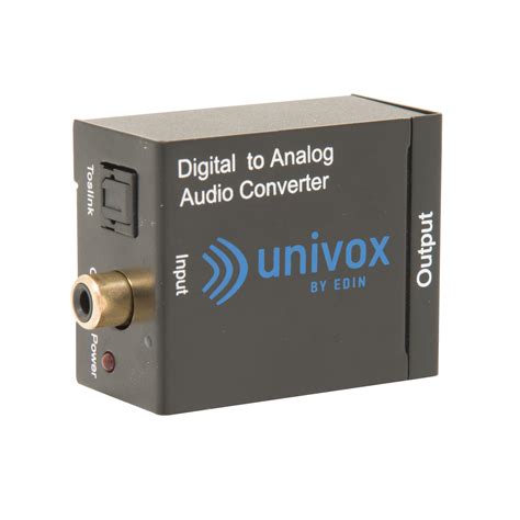 univox HDA 2M Optisk adapter S PDIF Leverandør av elektroniske hjelpemidler