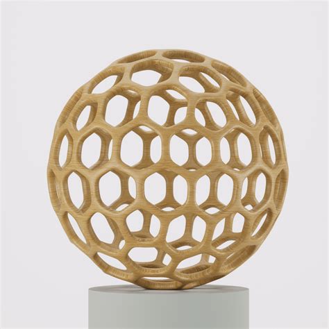 Geometric Sclupture 3d Render Digital Art By Neoarchitect