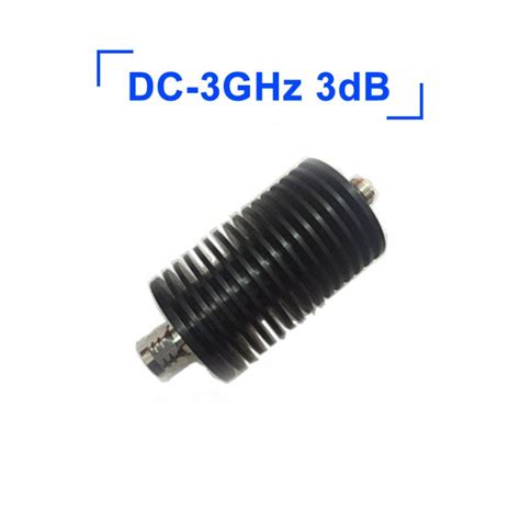 50w Dc 3ghz 3db Quality Rf Attenuator Coaxial Fixed Attenuator Designed With N Type Connectors