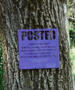 Custom Serious Property Markers Durable Property Signs Posted Signs