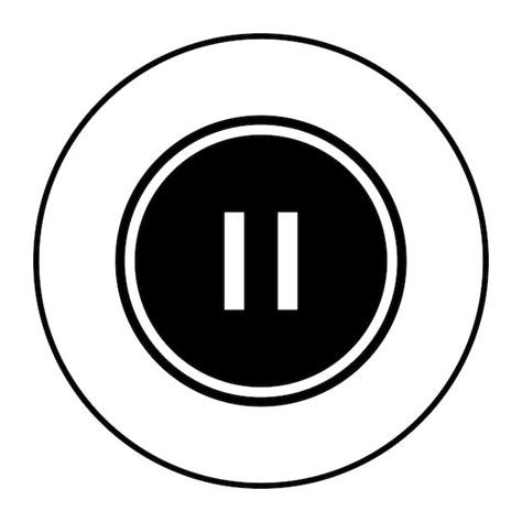 Premium Vector Pause Button Icon Vector Image Can Be Used For Instrument