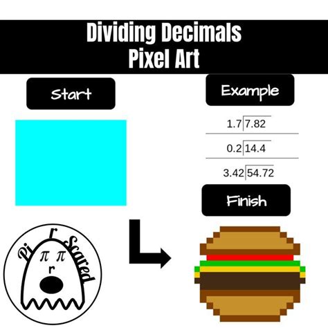 Dividing Decimals Pixel Art Dividing Decimals Pixel Art Decimals