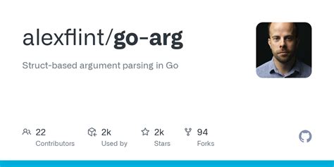 github alexflint go arg struct based argument parsing in go