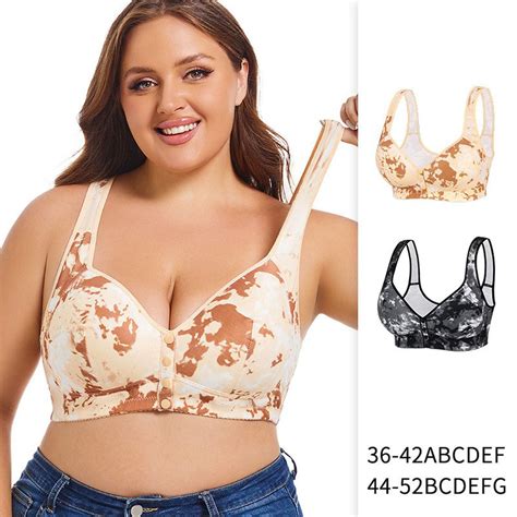 Cflvaek Plus Size Bras For Women Comfort Front Closure Everyday