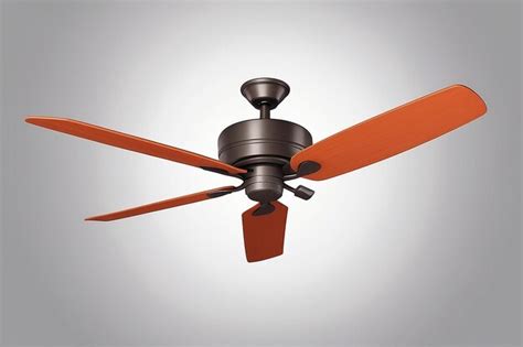 Premium Photo Ceiling Fan Front View Vector Illustration