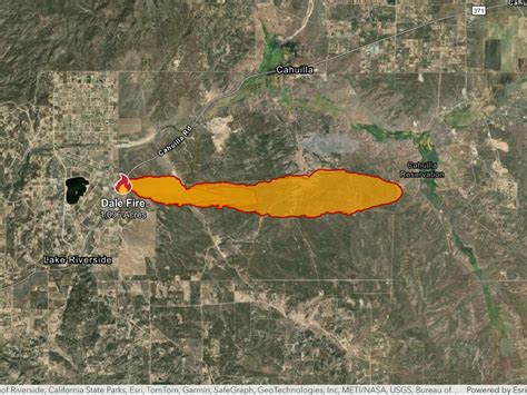 Aguanga Fire See Dalebradford Ranch Fire Perimeter Temecula Ca Patch
