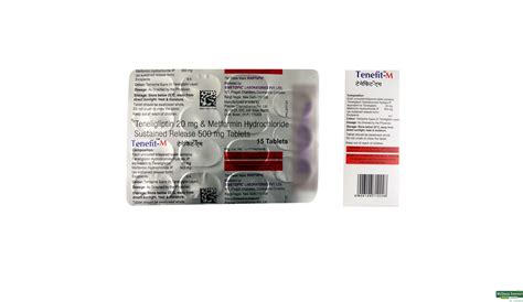 Buy Tenefit M 15 Tablets Online At Best Prices Wellness Forever