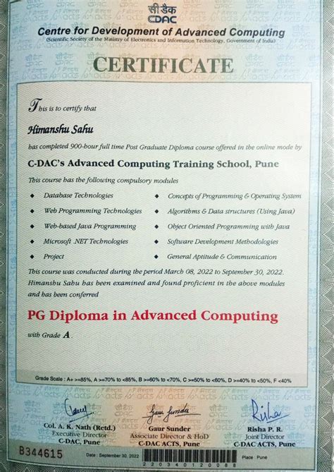 Himanshu Sahu On Linkedin Cdac Acts Pgdiploma Fullstackdevelopment