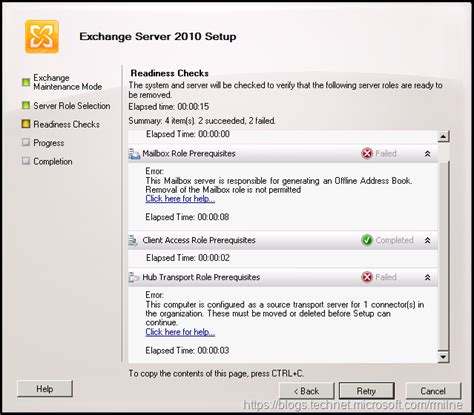 Exchange 2010 Uninstall Screenshots 250 Hello