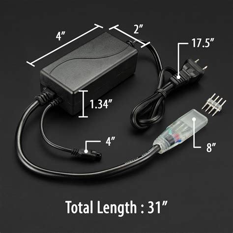 RGB LED Controller For RGB Driverless LED Strip Light With IR Remote