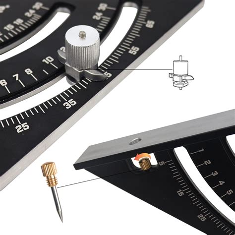 Multi Function Folding Angle Ruler Triangle Ruler Grandado