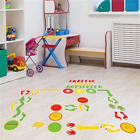 Inspirational Quotes Floor Decals Motivational Hopscotch Game Floor Stickers