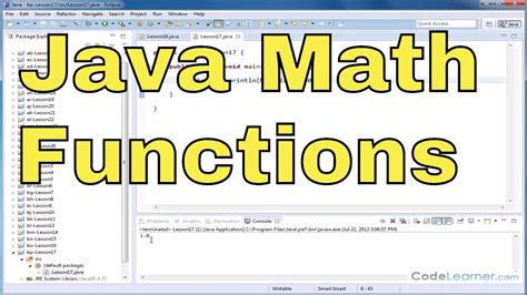 Java Tutorial 17 Logarithms And Natural Logarithms Youtube