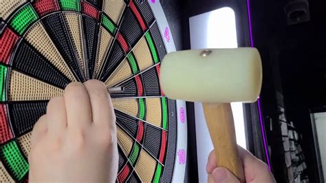 다트보드에 박힌 팁 제거 방법 Youtube