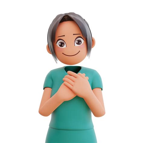 Cute Nurse Illustration Render 10837579 Png