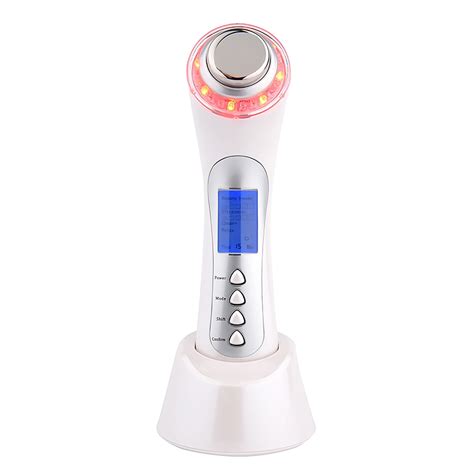 Norlanya 5 In 1 Skin Renewal Facial Massager 3 Color Led Photon Therapy Skin Rejuvenation