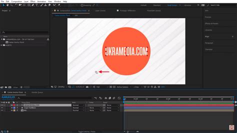 After Effects Tip Center Anchor Point Keyboard Shortcut Ukramedia