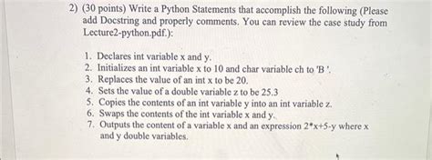 Solved 1 20 Points Write A Complete Python Program That Chegg