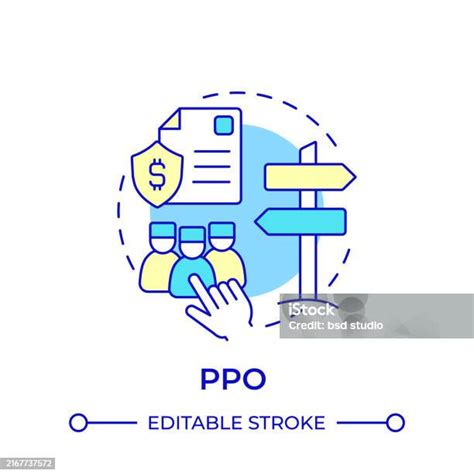 Ppo Multi Color Concept Icon Stock Illustration Download Image Now