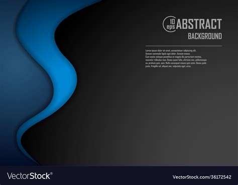 Abstract Background In Blue Color Curve Royalty Free Vector