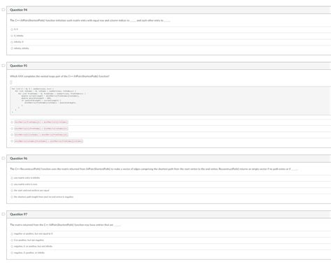 Solved The C Alpairsshortestpath】 Function Initializes