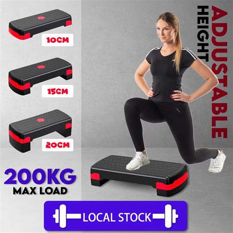 Aerobic Stepper Cardio Fitness Home Gym Exercise Step Block Board
