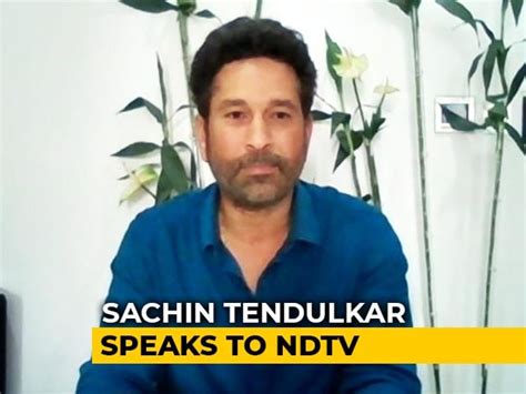 Sachin Tendulkar Talks To Ndtv Ahead Of Wtc Final Sports Video