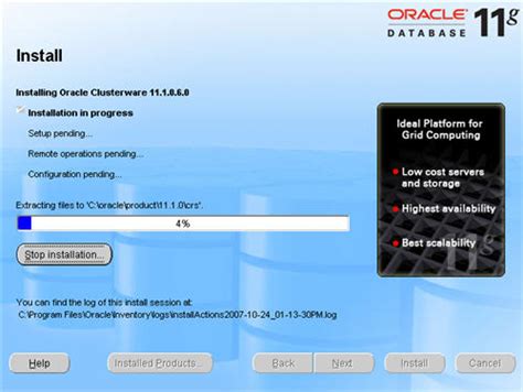 Oracle Base Oracle 11g Rac On Windows 2003 Using Vmware Server