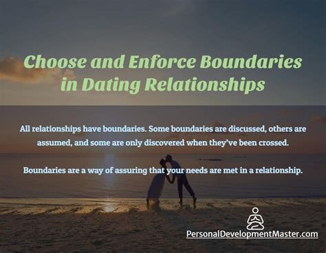 How To Choose And Enforce Boundaries In Dating Relationships