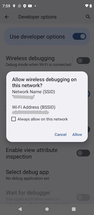 Wireless Debugging Connection For Motorola Phone