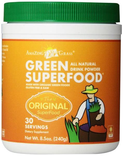 Amazing Grass Greens Blend Superfood Super Greens Powder Smoothie Mix