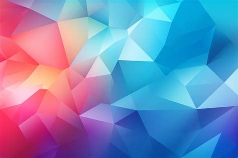 Premium Ai Image Abstract Polygonal Background Triangular Low Polystyle