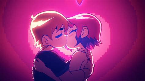 Scott And Ramona Kiss Scott Pilgrim Takes Off YouTube