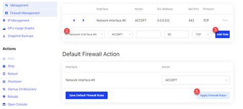 Applying Firewall Rules Eukhost